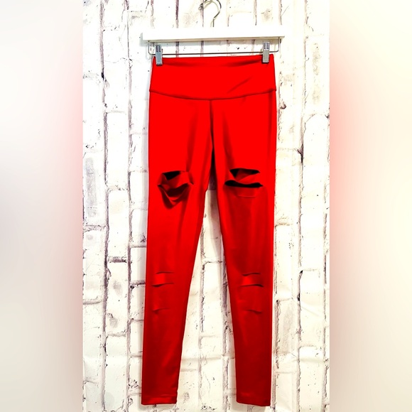 Zumba Fitness | Pants & Jumpsuits | Zumba Slashed Leggings | Poshmark
